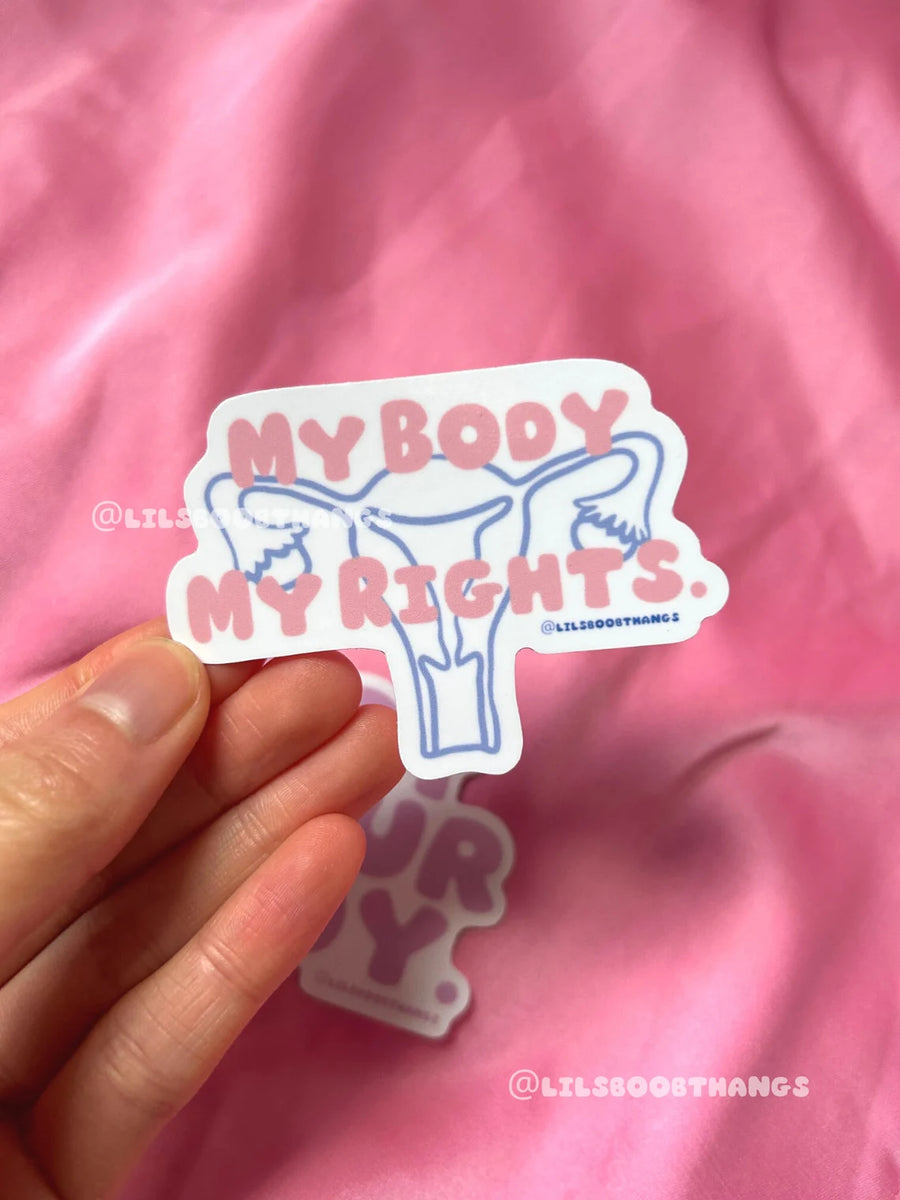 My Body My Rights Sticker – BizBaz Club