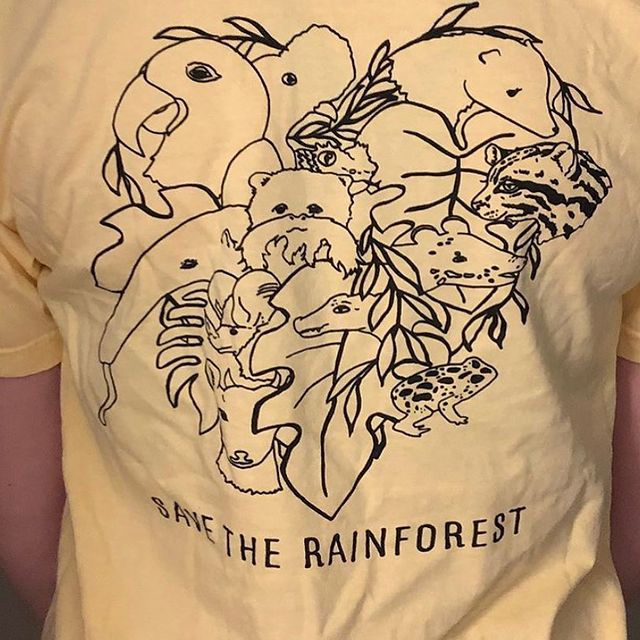 Save the Rainforest T-shirt: Multiple Colors! – BizBaz Club